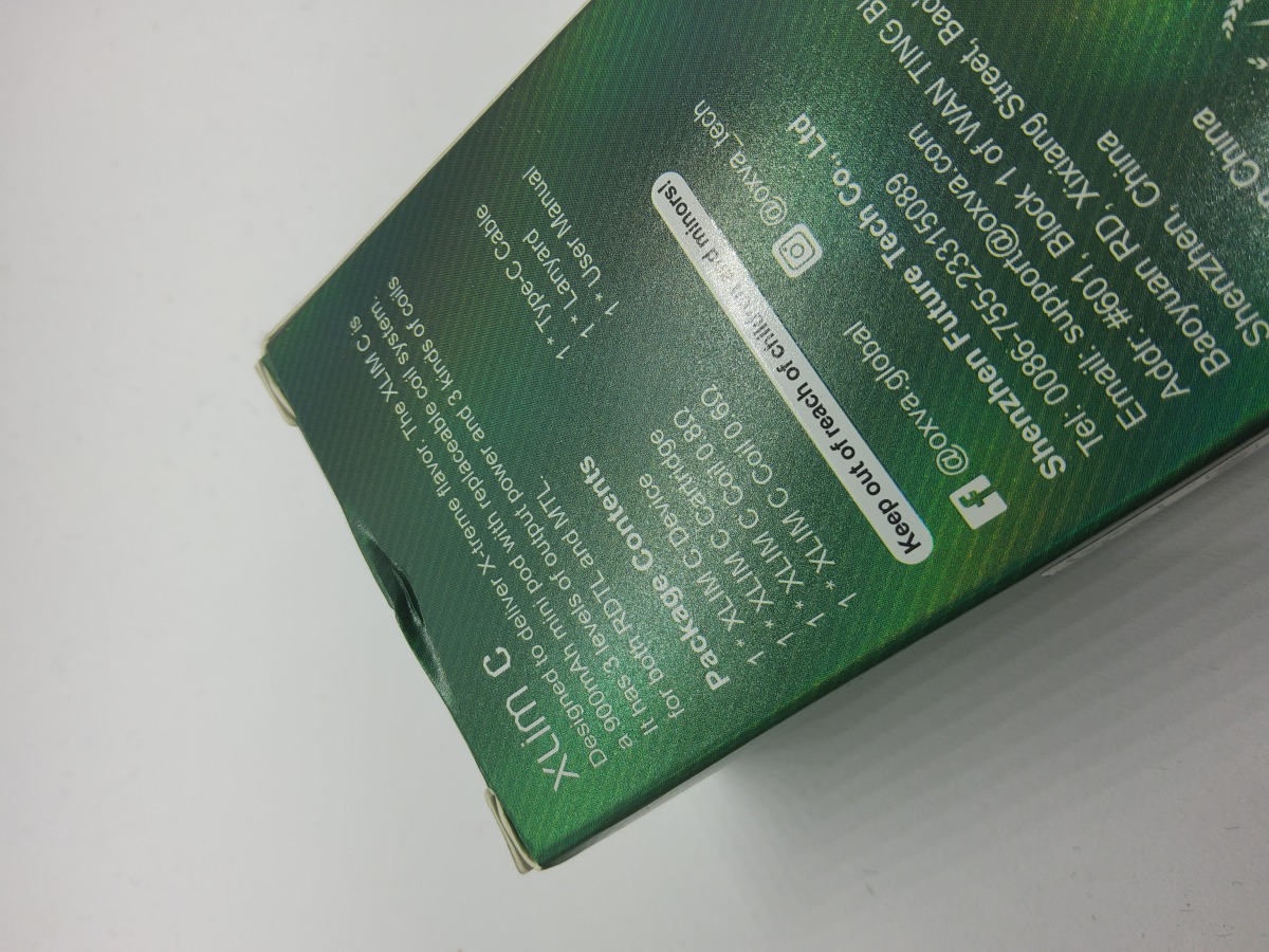 OXVA Xlim C Pod systém sada - Glossy Gold Silver | VapeOutlet.cz